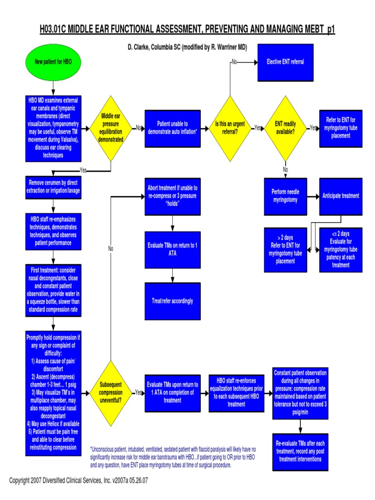 Visio H03.01C Middle Ear Function Prevent Manage MEBT V2007a | PDF ...