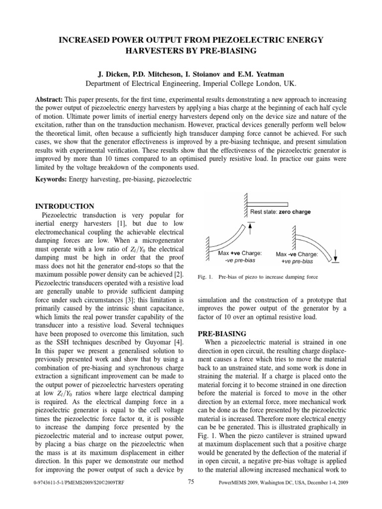 Jurnal Piezoelektrik | PDF | Piezoelectricity | Capacitor