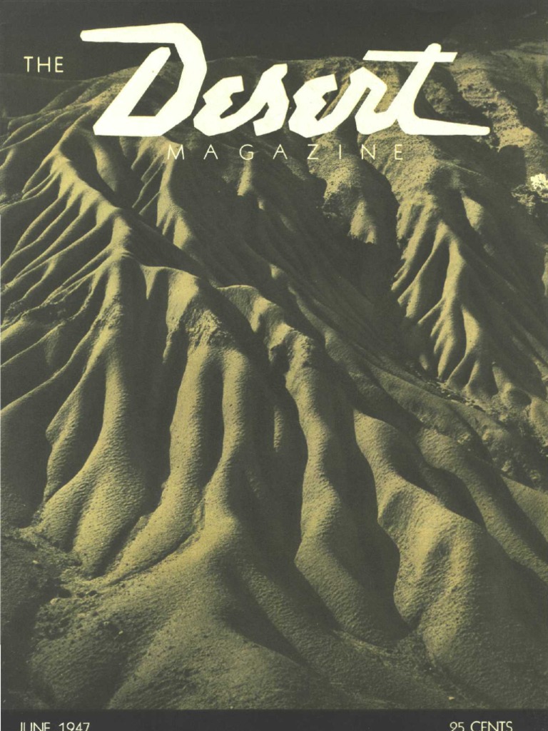Desert Magazine 1947 June | PDF | Utah | Desert