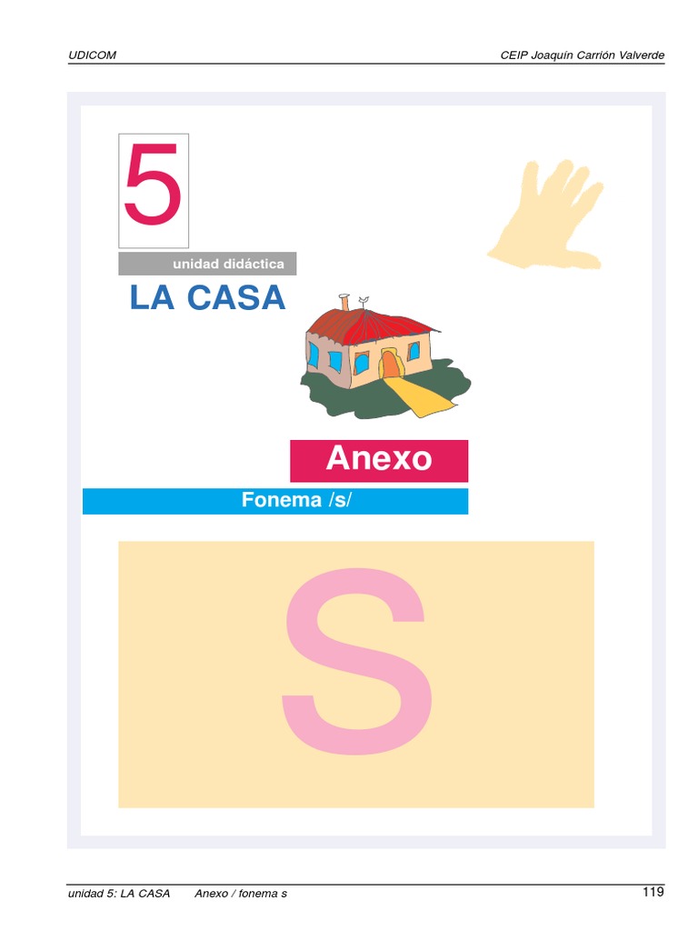 Actividades Fonema /s/ en Educación Infantil | PDF | Sílaba | Lingüística