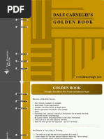 Dale Carnegie - Golden Book | PDF