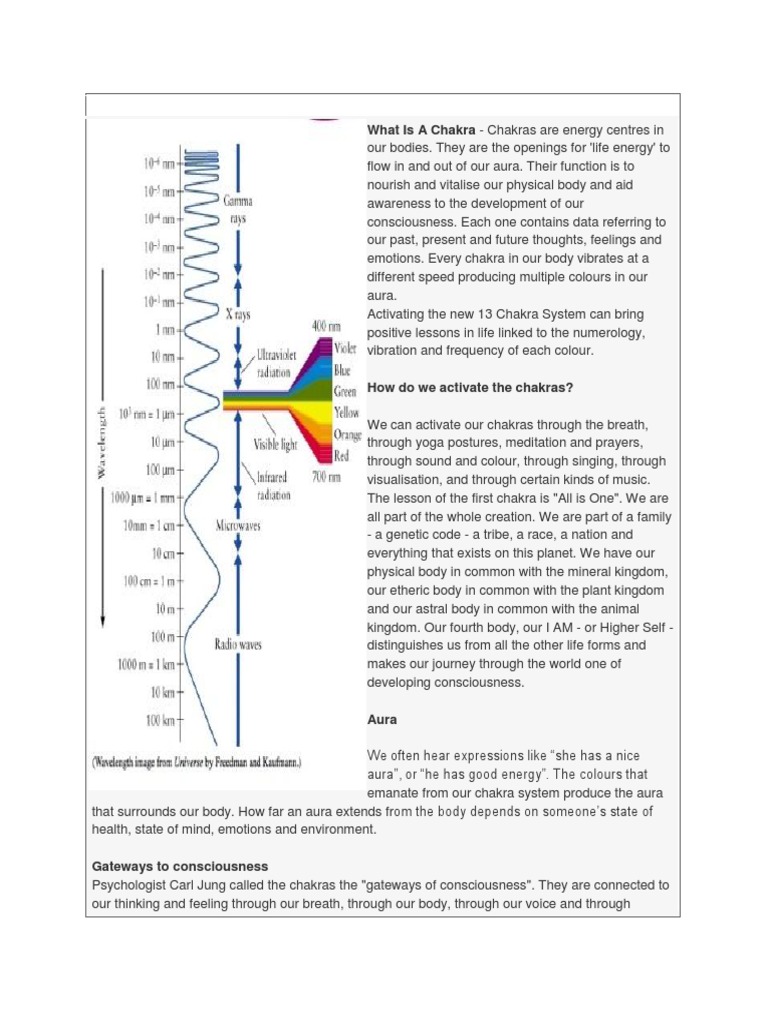 Understanding the 13 Chakra System | PDF | Chakra | Aura (Paranormal)