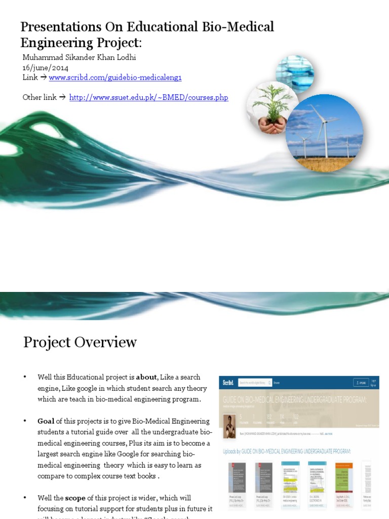 Presentations On Educational Bio-Medical Engineering Project For Trios ...