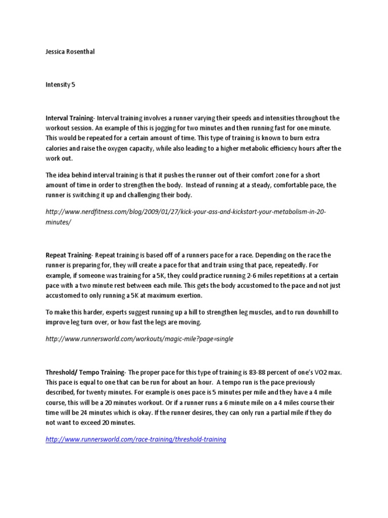 Intensity 5 | PDF | Wellness | Science & Mathematics