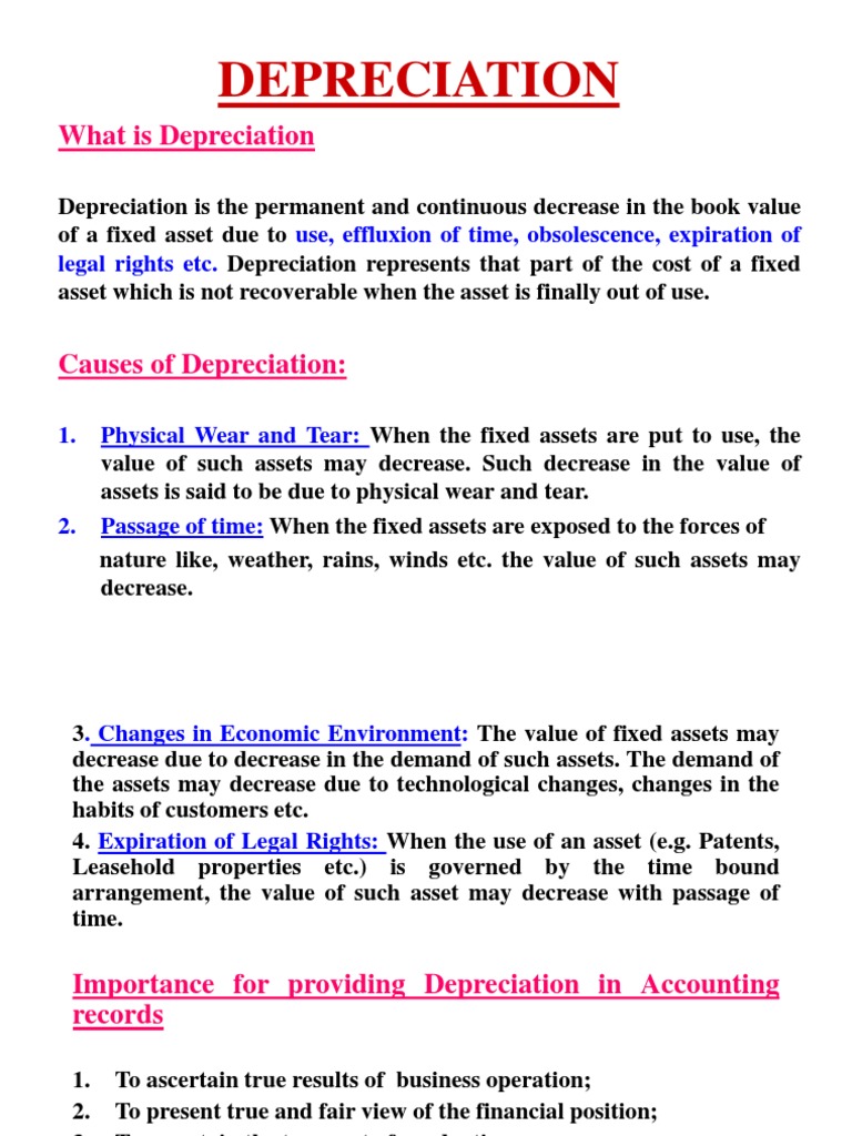 Depreciation | PDF | Depreciation | Book Value