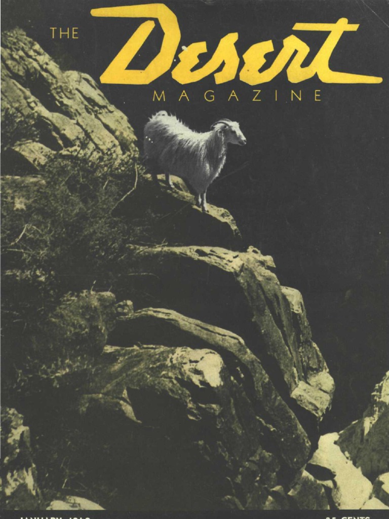 Desert Magazine 1949 January | PDF | Southwestern United States | New ...