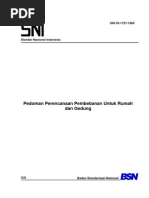 Tabel Pembenanan SNI 1727-2020 | PDF