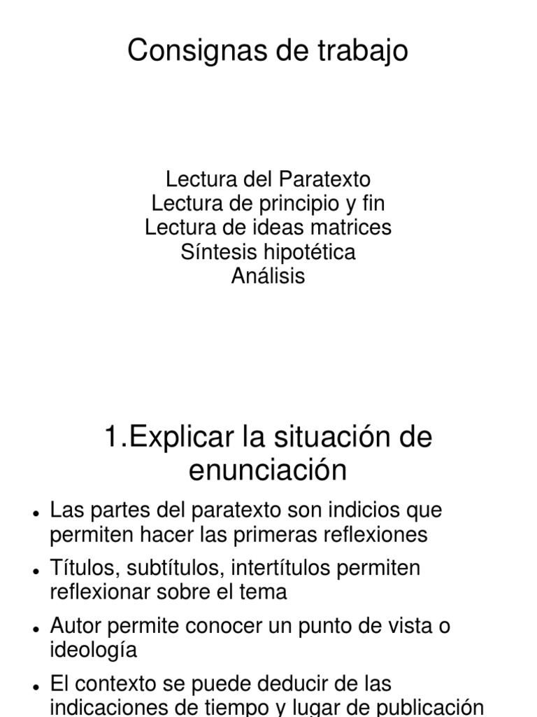 Lectura Exploratoria | PDF