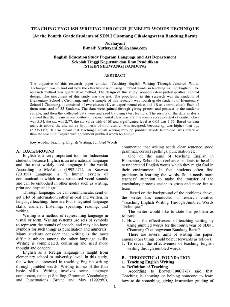 Jumbled Summary PRS | PDF | Statistical Significance | Experiment