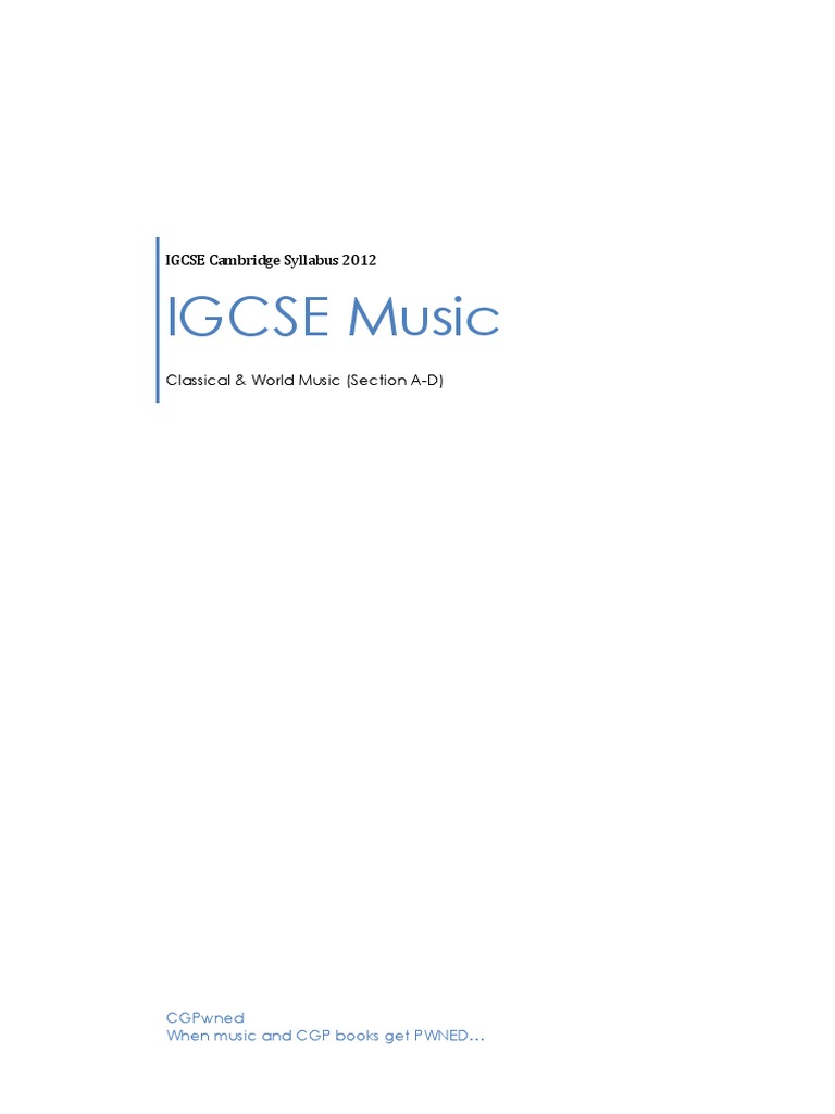 The Ultimate Igcse Revision Guide | PDF | String Instruments ...