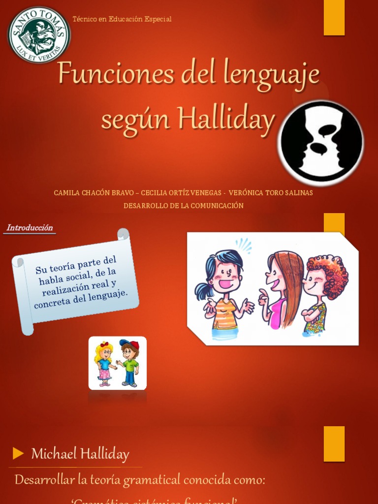 Funciones Del Lenguaje Según Halliday | PDF | Aparición | Comunicación ...
