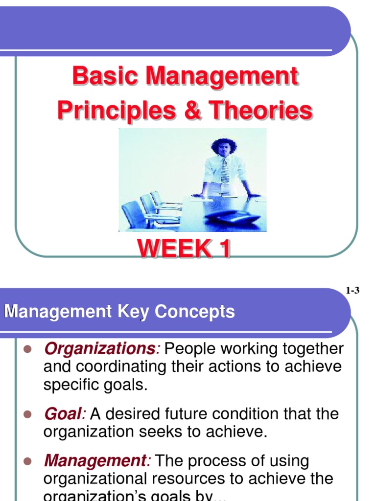 Basic Management Principles & Theories | PDF | Goal | Employment