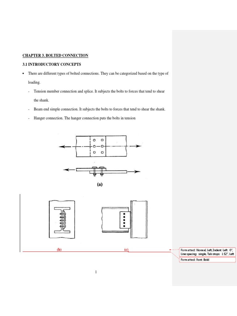 Nut & Bolt Connection Design | PDF | Screw | Strength Of Materials