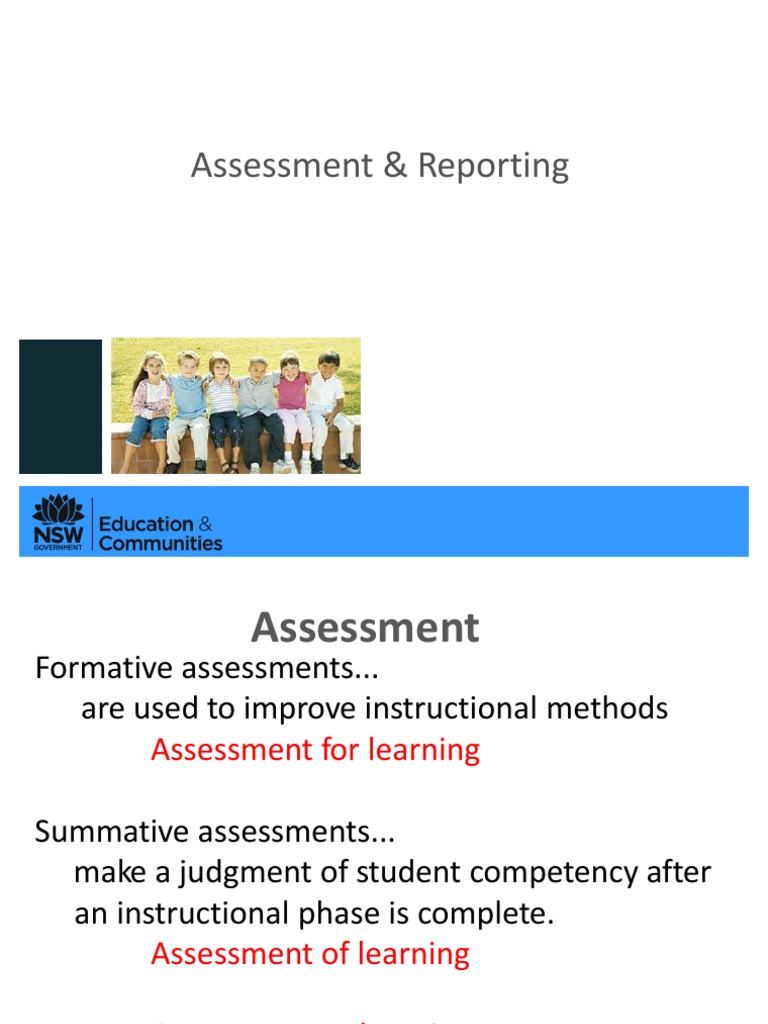 Assessment Reporting Intro | PDF | Educational Assessment | Competence ...