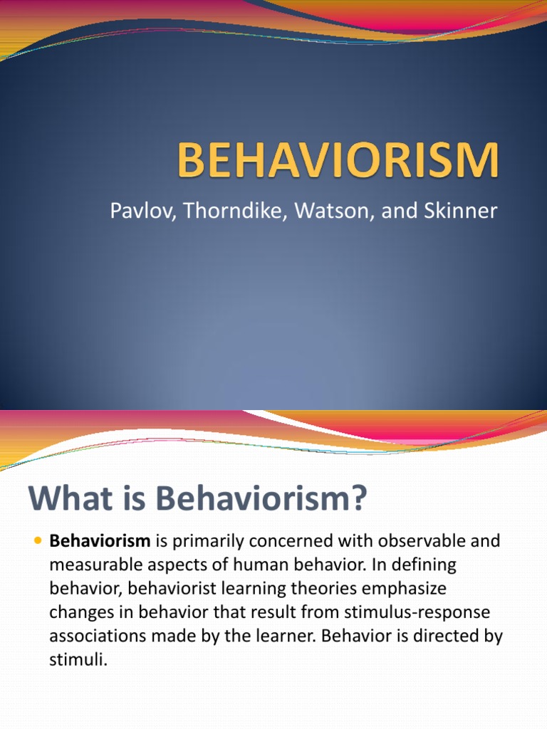 Behaviorism | PDF | Reinforcement | Behaviorism