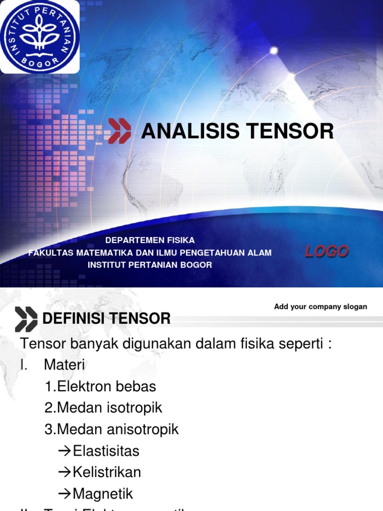 Pertemuan Ke 5 Analisis TENSOR | PDF | Bisnis