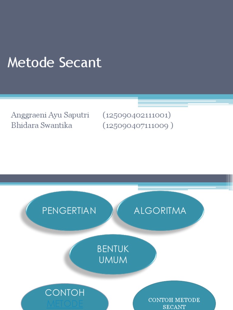 Metode Secant | PDF