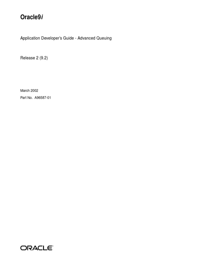 Advanced Queuing | PDF | Oracle Database | Application Programming Interface