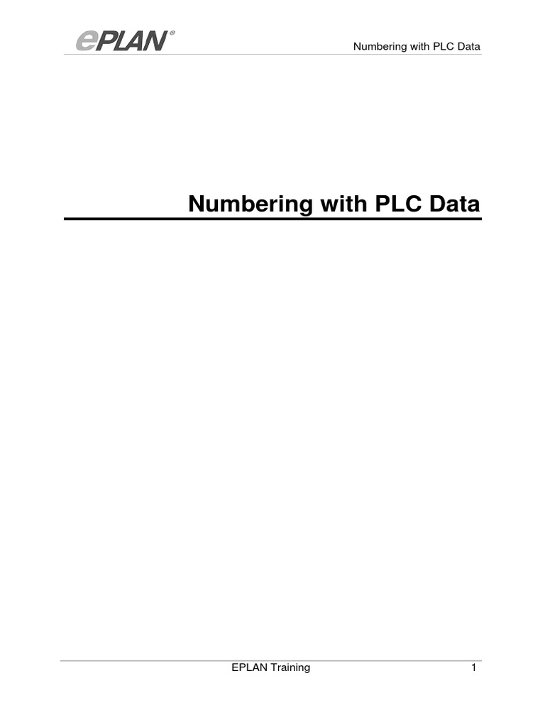 37-Numbering With PLC Data | PDF | Programmable Logic Controller ...