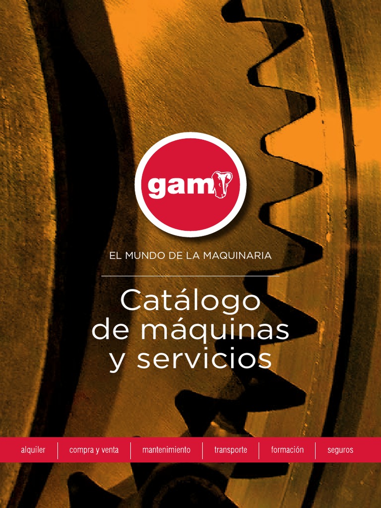 GAM Catalogo General de Maquinaria | PDF | Seguro | Transporte
