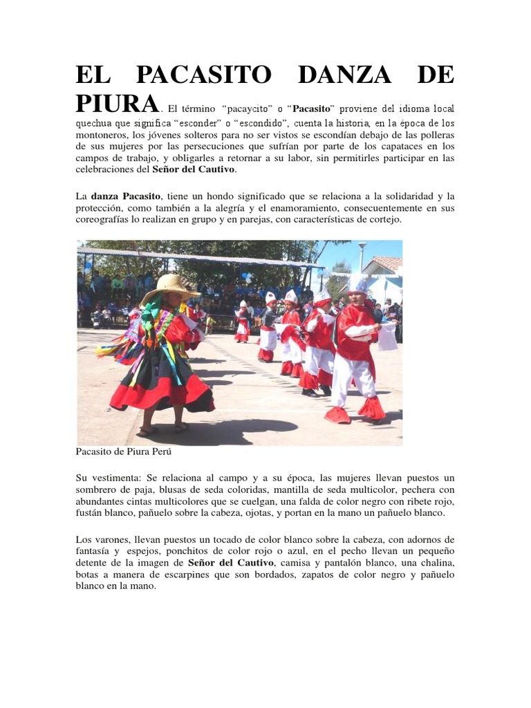 El Pacasito Danza de Piura | Oveja | Ropa