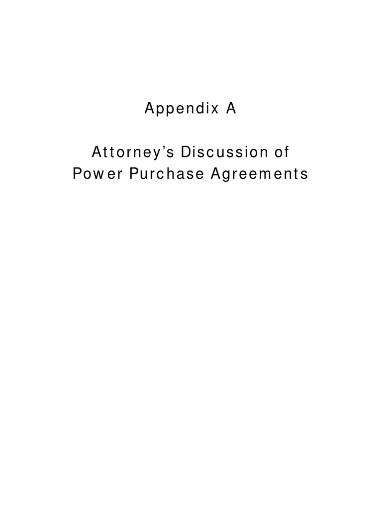 Sample Power Purchase Agreement | PDF | Wind Power | Economies
