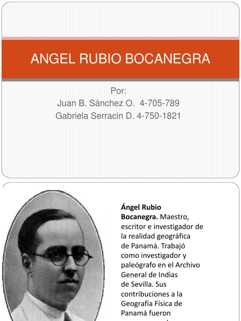 Angel Rubio Bocanegra | PDF | Panamá | Américas