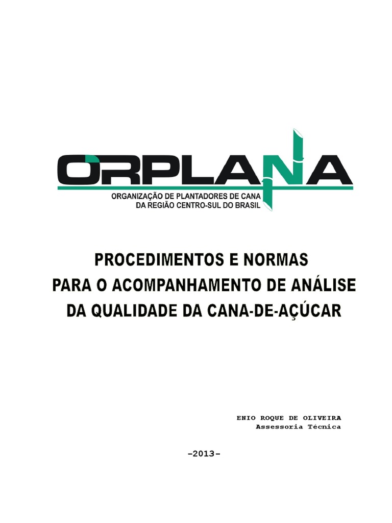 Manual Consecana 2013 | PDF | Cana de açúcar | Açúcar
