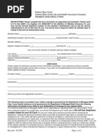 BCBS in Provider Dispute Resolution Request Form | PDF | Blue Cross ...