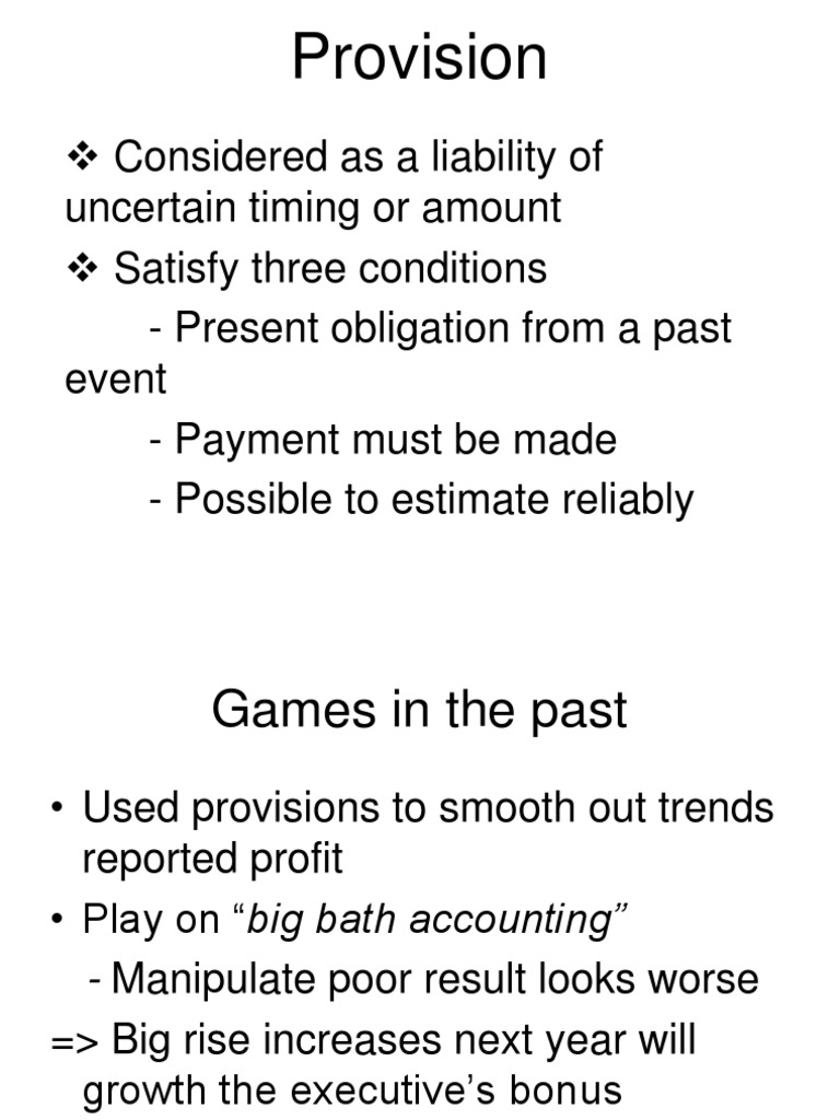 Understanding Provisions in Accounting | PDF