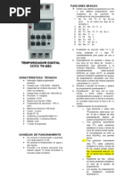 Cómo Se Programa Un Reloj Timer Digital | PDF | Reloj | Ingeniería Informática