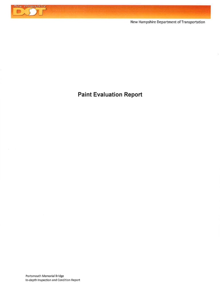 Paint Evaluation Report | PDF | Corrosion | Truss