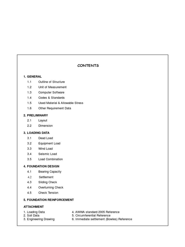1000 KL Oil Tank Foundation Design | PDF | Concrete | Building Engineering