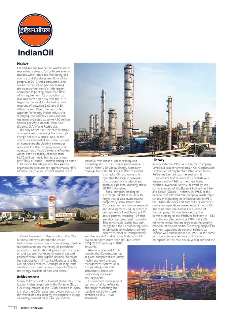Indian Oil | PDF | Liquefied Petroleum Gas | Petroleum