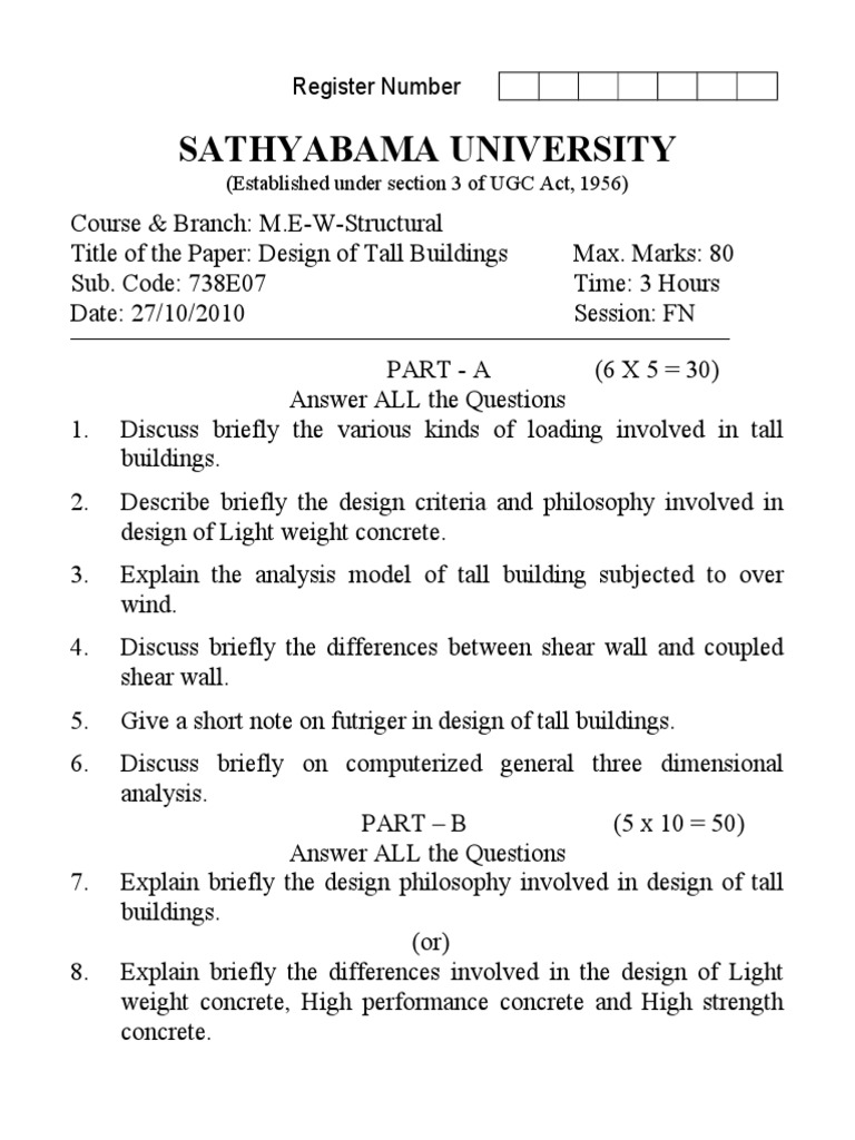 Design Principles for Tall Buildings | PDF