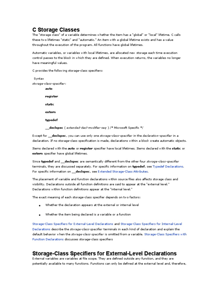 Storage Scope Pdf Variable Computer Science Computer Programming 1676