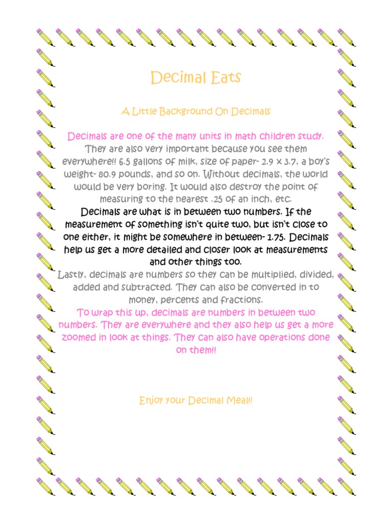 Understanding Decimals in Everyday Life | PDF