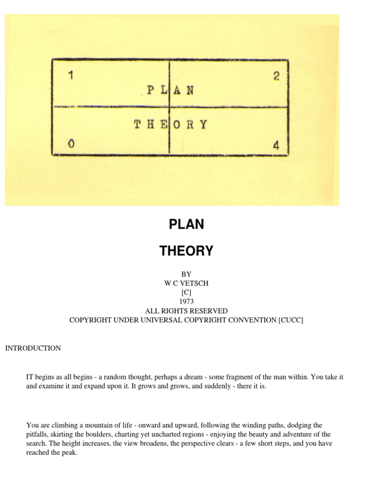 Plan Theory | PDF | Function (Mathematics) | Set (Mathematics)