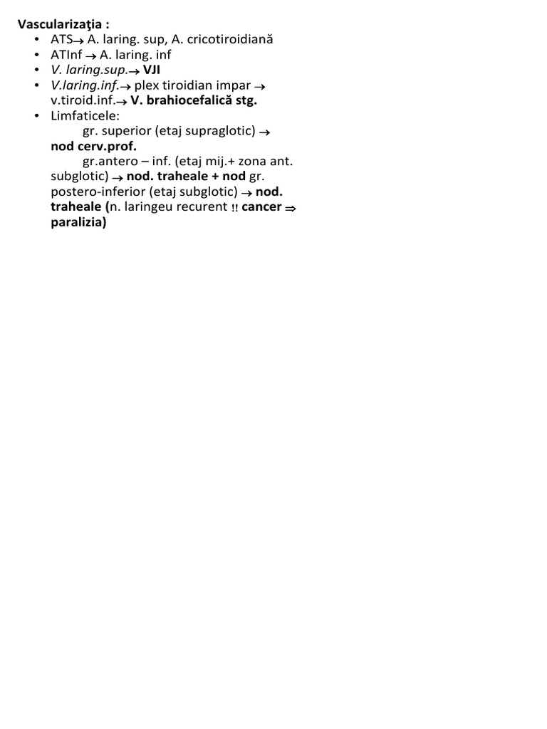 Vascularization of Laryngeal Structures | PDF | Science & Mathematics