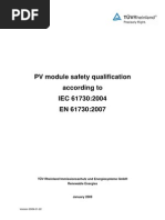 Iec 61215 | PDF | Photovoltaics | Solar Panel