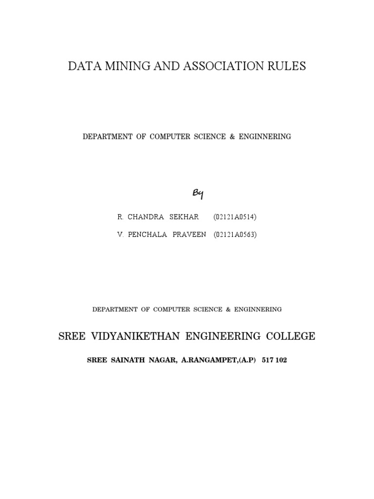 Datamining & Cluster Coputing | PDF | Data Mining | Cluster Analysis