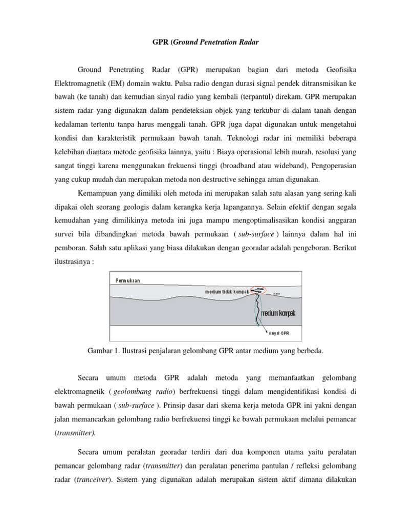 Metode GPR | PDF