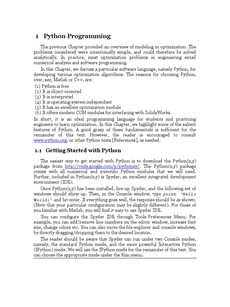 Intro To Python Programming | PDF | Python (Programming Language ...