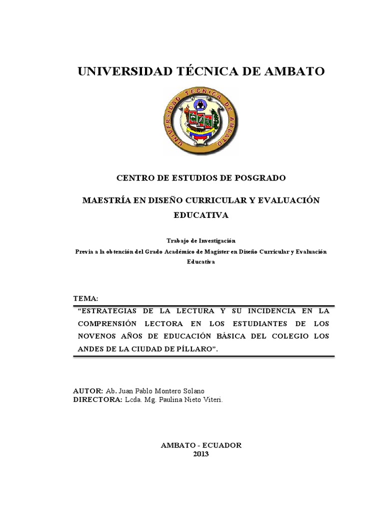 Ejemplo De Titulo De Tesis | Images and Photos finder