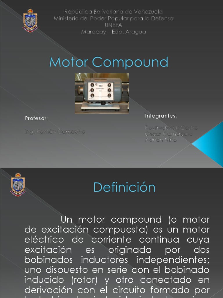 Motor DC Compound: Características y Tipos | PDF | Motor eléctrico ...