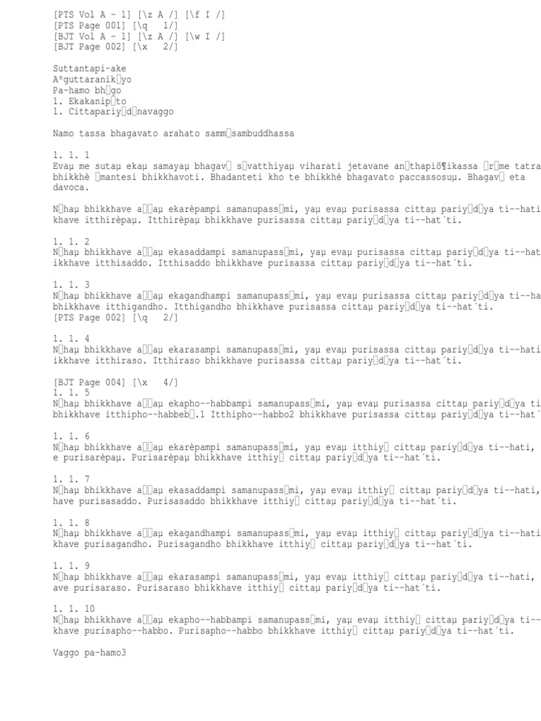 Buddhist Texts: Anguttara Nikaya Insights | PDF | Indian Religions