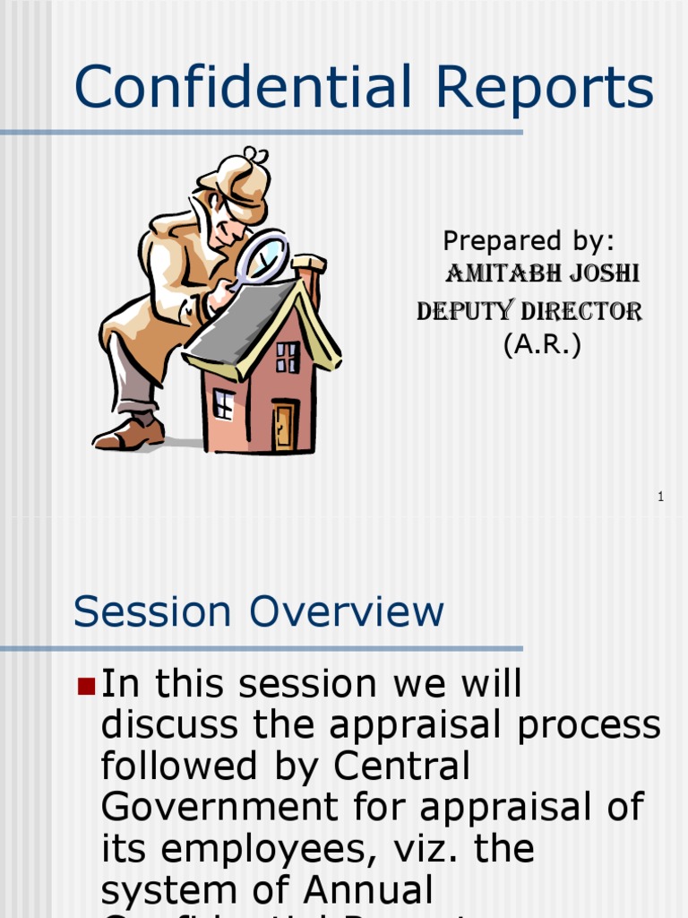 Annual Confidential Report Guidelines | PDF | Performance Appraisal ...