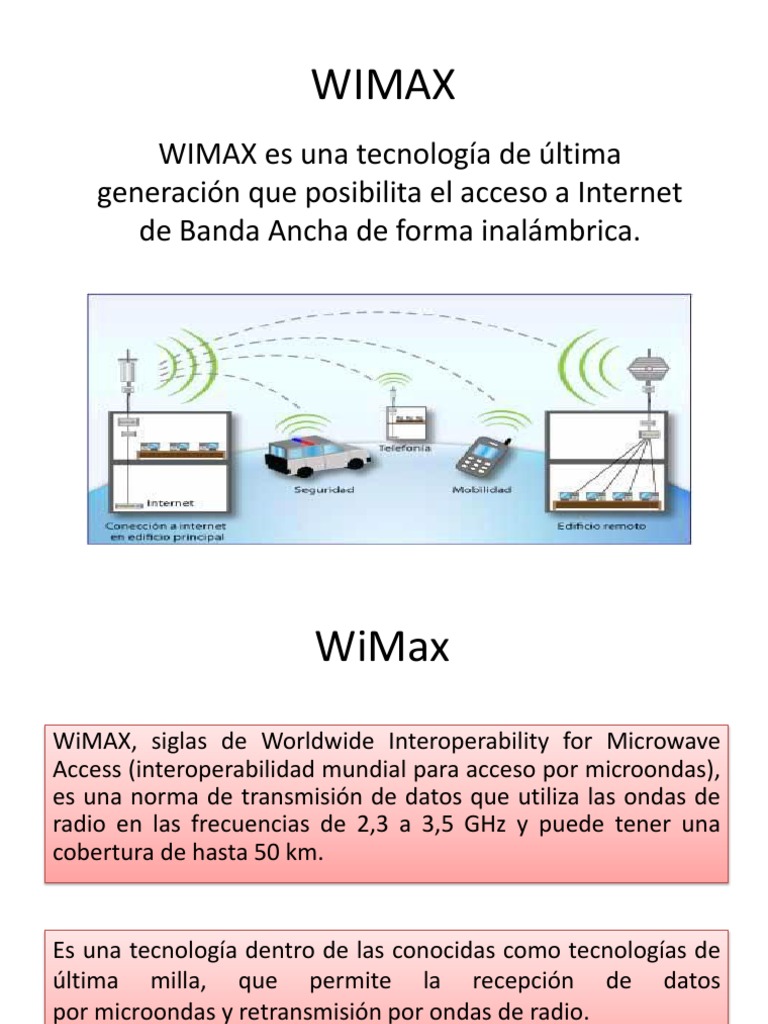 Wimax | PDF | Wi Max | Wifi