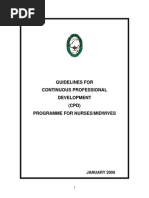TNMC CPD Logbook - 2020-2025 | PDF | Midwife | Professional Development