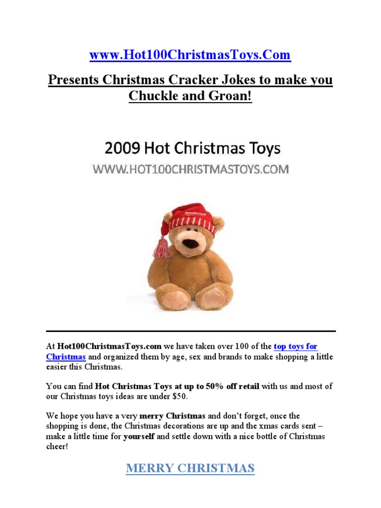 Christmas Cracker Jokes Collection | PDF | Christmas